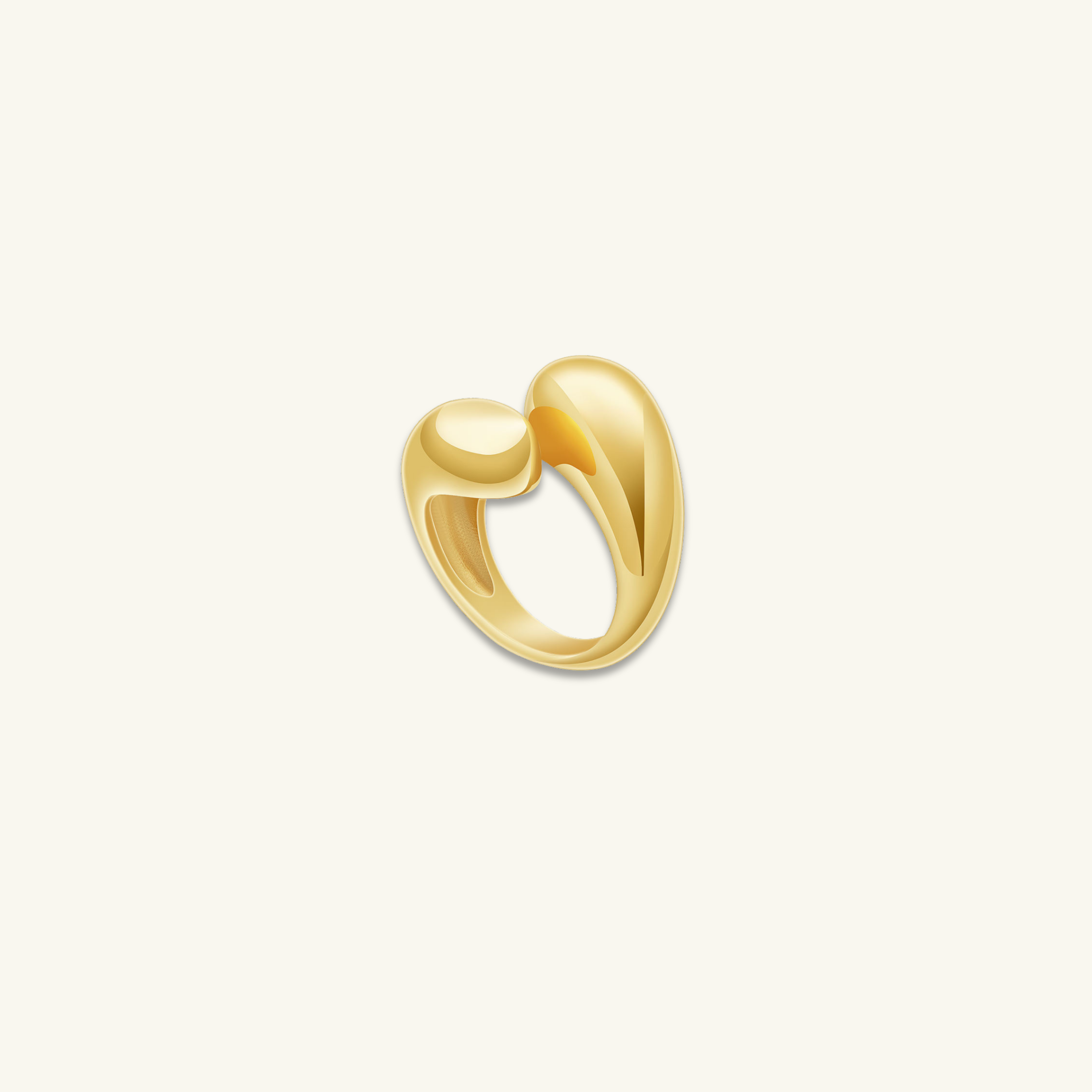 Forever Embrace Ring – Ivory & Sterling