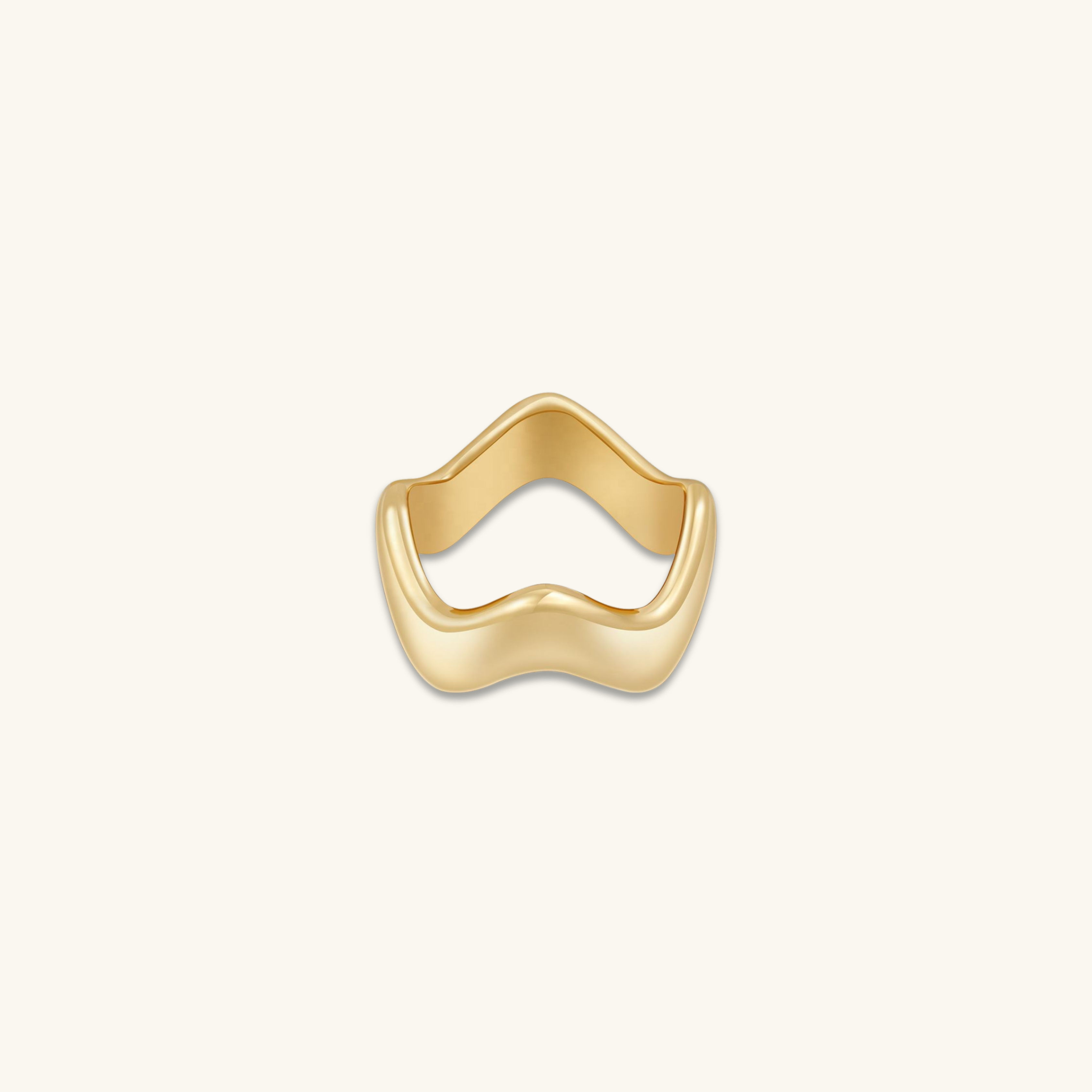 Crowned Essence Ring – Ivory & Sterling